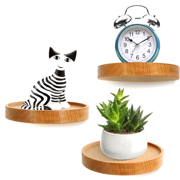 Wall Decor | New Round Floating Shelves 3pack | Poshmark